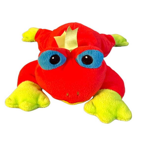 Ty | Toys | Ty Ribbit Frog Pillow Pal Red Green Plush 998 Laying Down ...